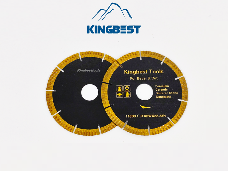 22.23mm/116mm Porcelain Ceramic Cutting and Bevel Blade/Discs for Angl ...